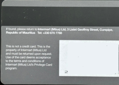 Mauritius - Loyalty Cards